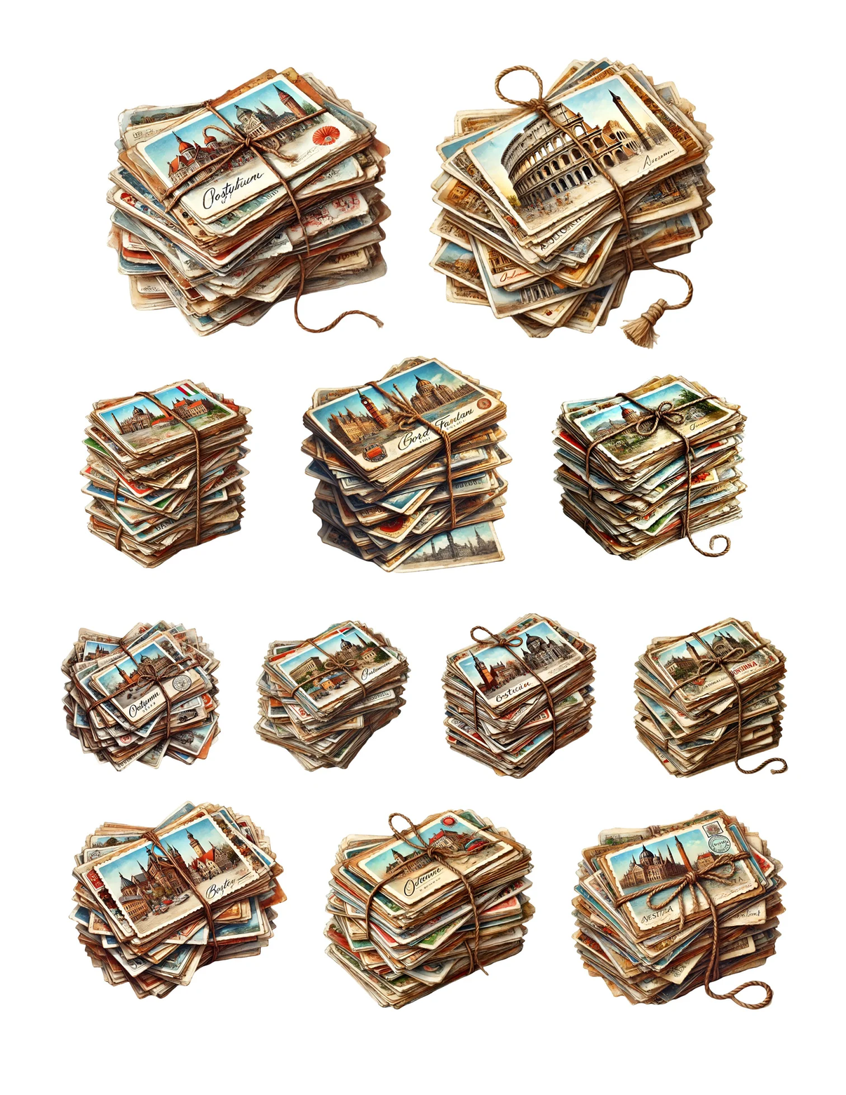 Simply Stated - Oh The Places We'll Go - Postcards Ephemera – Glitter & Ink